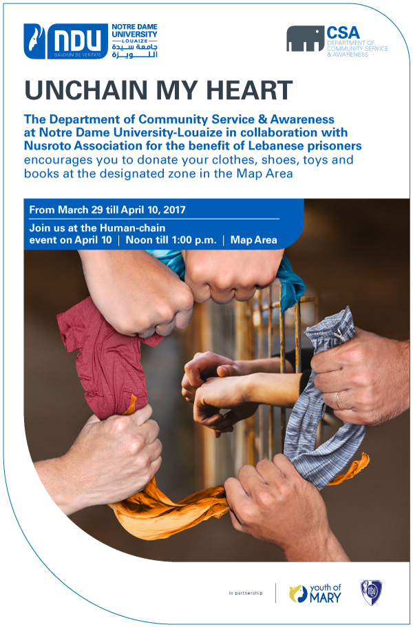 News & Events | Events | Upcoming Events | UNCHAIN MY HEART | NDU