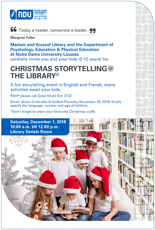News & Events | Events | Upcoming Events | CHRISTMAS STORYTELLING @ THE ...