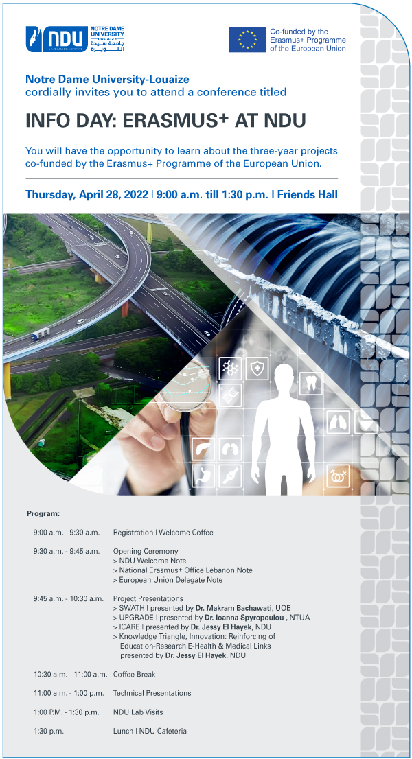 News & Events | Events | Upcoming Events | INFO DAY: ERASMUS+ AT NDU | NDU