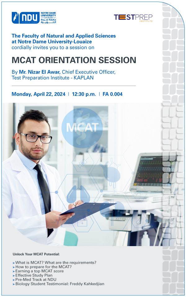 News & Events | Events | Upcoming Events | MCAT MASTERY: YOUR ROADMAP ...